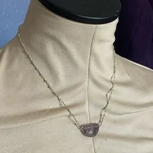 Estrella & Luna | Jewelry | Rainbow Fluorite Crystal Necklace Rosary ...